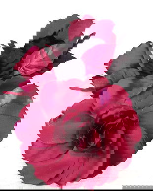 Brosa/Aplicatie pentru rochie/Floare textila bej | Breslo