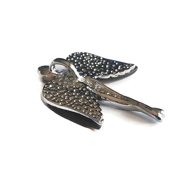 Pandantiv inger cu aripi ochi de tigru 34x23mm PD.0020 | Breslo