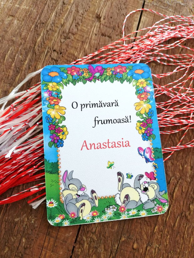 Martisoare copii / Martisoare magnet / Martisoare cu nume | Breslo