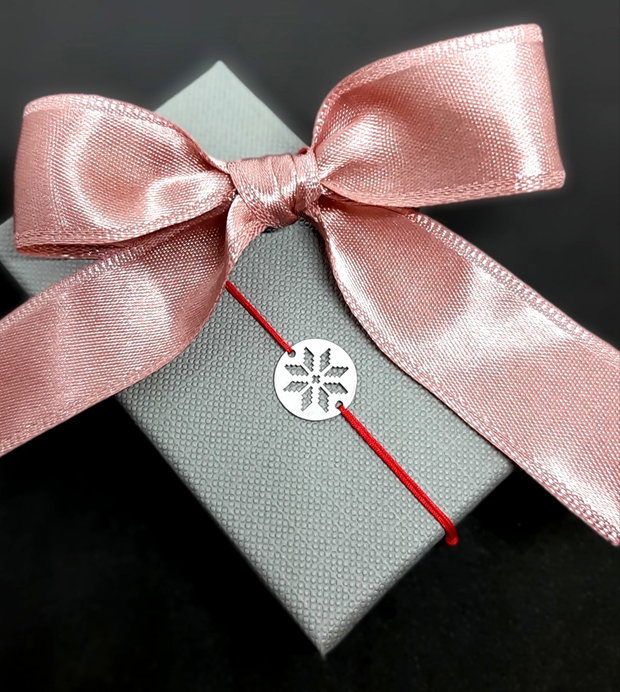Broșă cu floare mov și Swarovski Crystal | Breslo