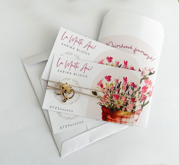 Cartonase pentru martisoare si pungute personalizate | Breslo