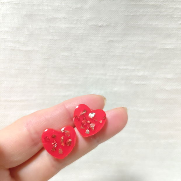 Cercei Inima cu pietre semipretioase | Breslo