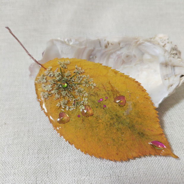 Brosa frunza naturala de cires | Breslo