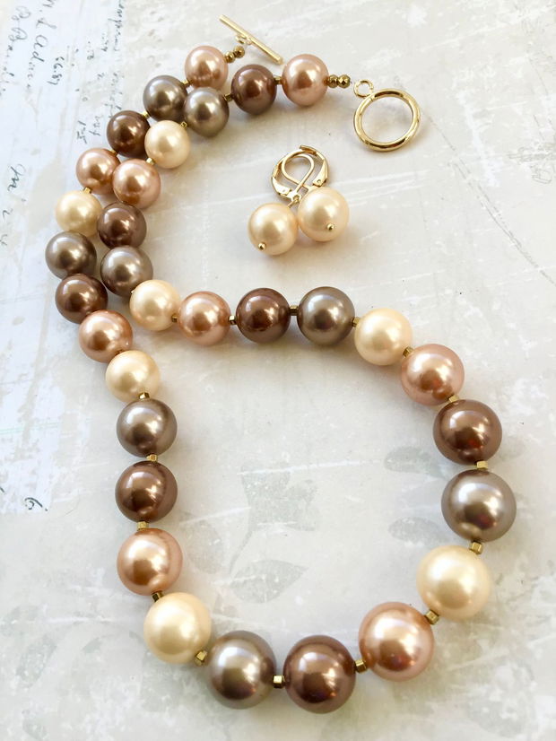 Colier perle de Mallorca | Breslo