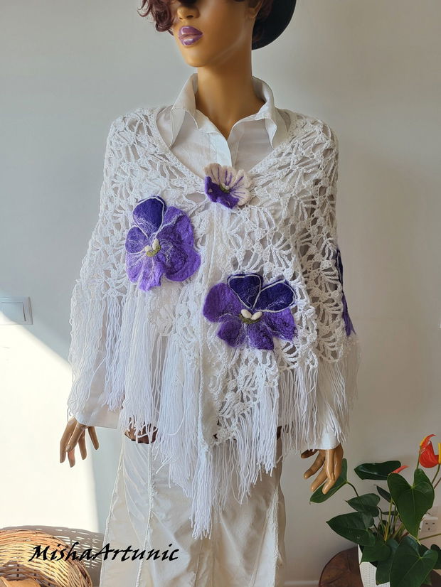 VANDUT - Sal crosetat, cu panselute impaslite | Breslo