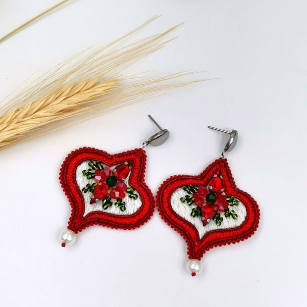 Cercei tradițional - Cerceii Lăcrămioarei | Breslo