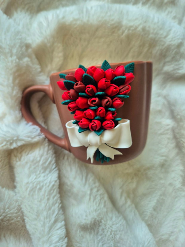 Cana handmade personalizata "FloriCareNuSeOfilesc" | Breslo