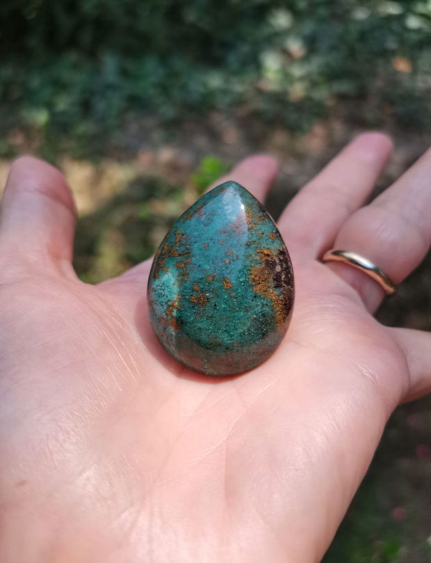 Inel Jasp verde si Argint 925 - IN1420 - Inel verde reglabil, inel ...