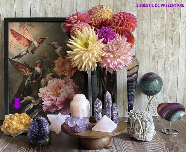 Citrin - Fragment geoda din piatra semipretioasa | Breslo