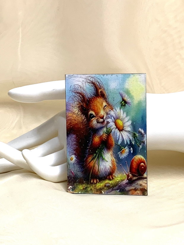Magnet de frigider - decorat manual 01064 | Breslo