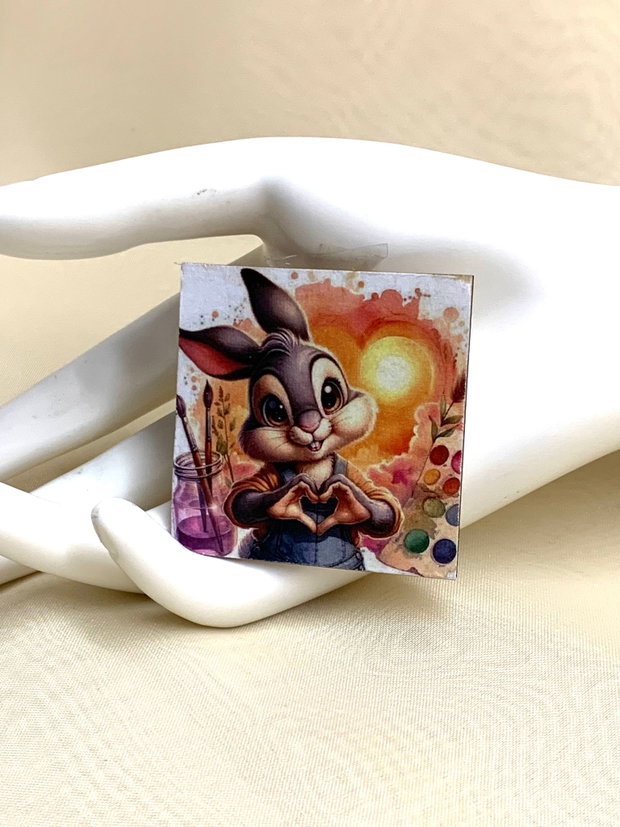 Magnet de frigider - decorat manual 01066 | Breslo