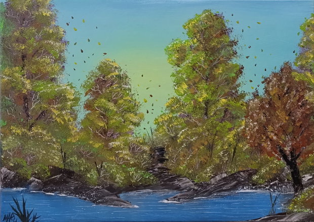 Tablou natural - Walk Through the Woods | Breslo