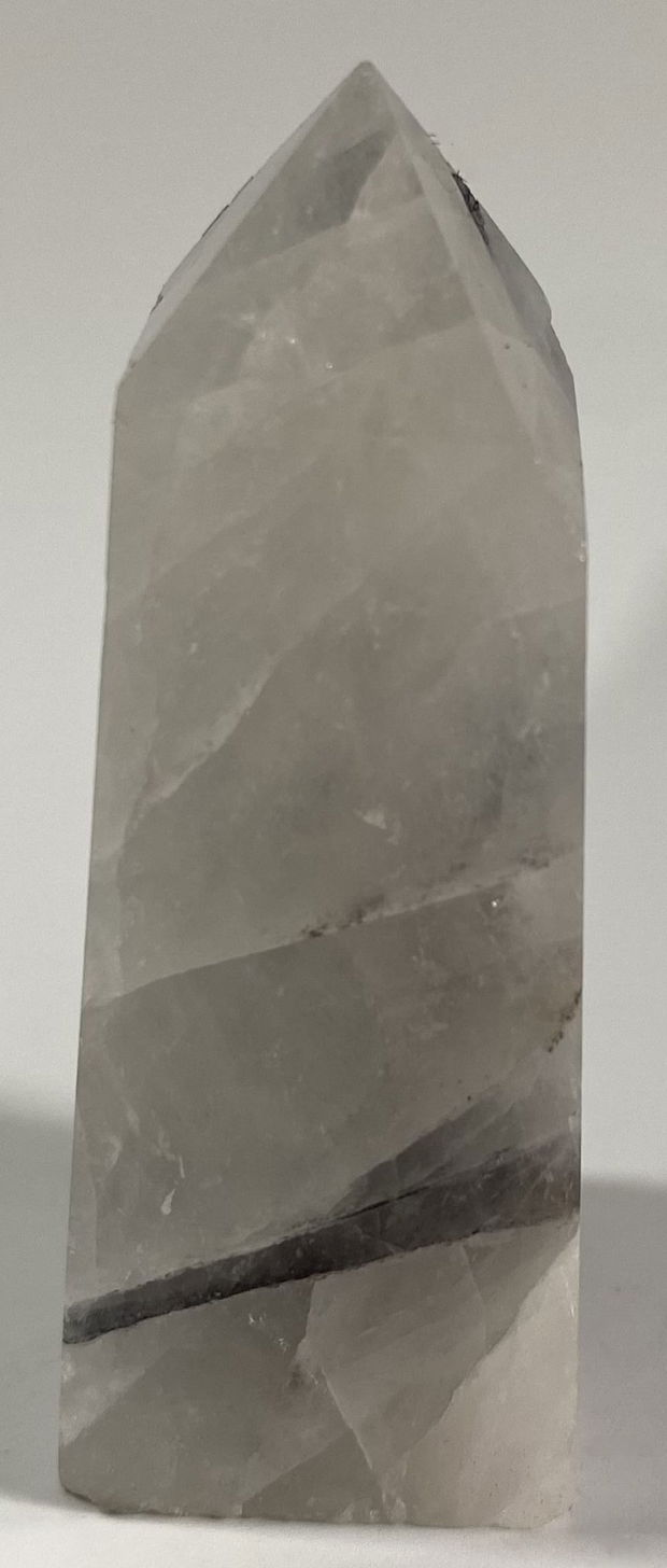 Turmalina cu Cuart - Obelisc brut piatra semipretioasa | Breslo