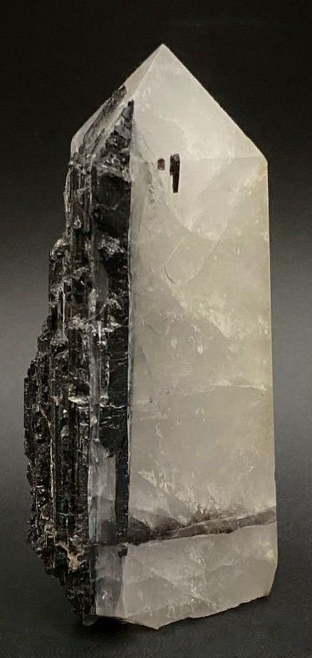 Turmalina cu Cuart - Obelisc brut piatra semipretioasa | Breslo