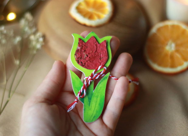 Martisor eco plantabil floare - Lalea | Breslo