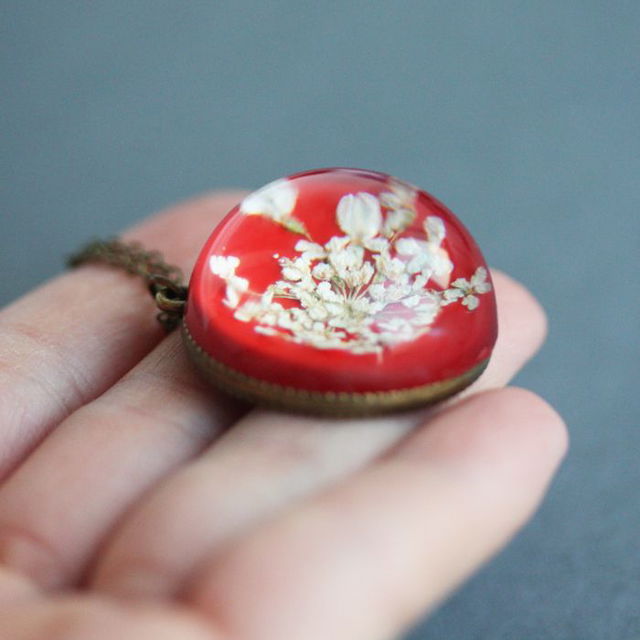 Pandantiv floare morcov salbatic | Dichisar