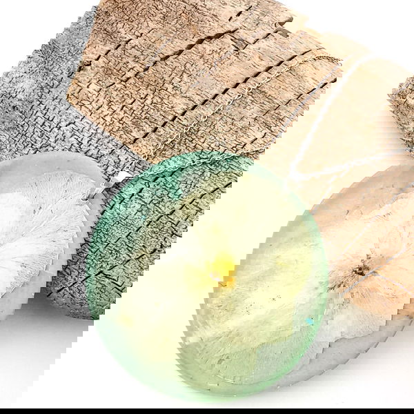 Colier cu o muscata naturala alba "Efect!" | Dichisar