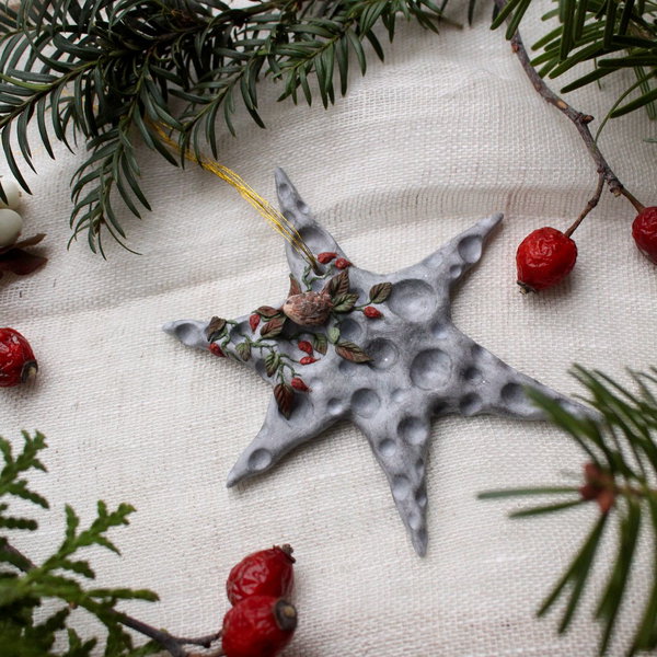 Set 2 ornamente - Steluta & Luna | Dichisar