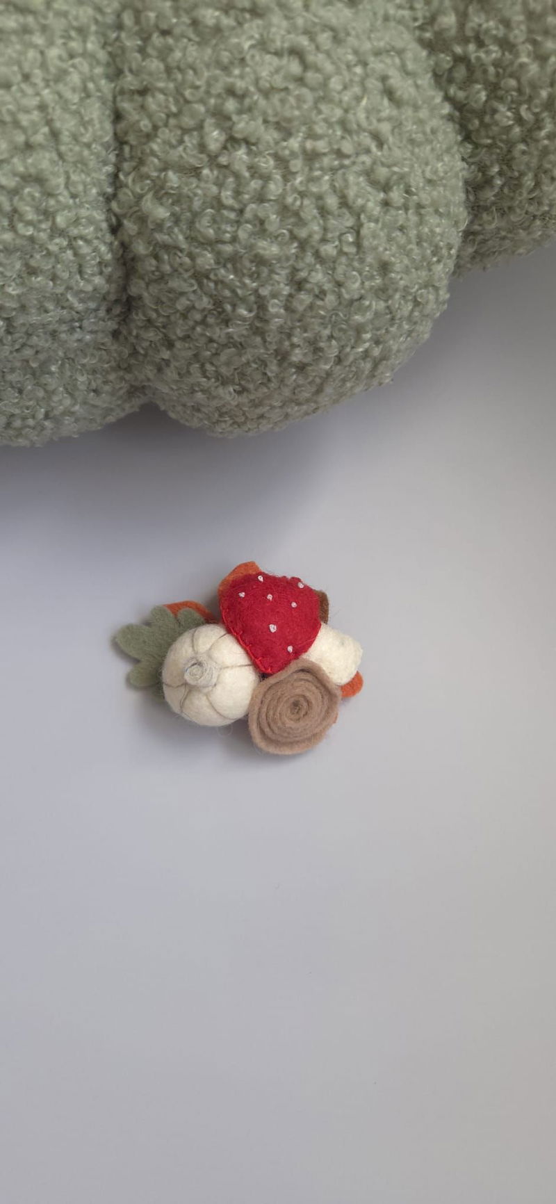 Bentita elastica de toamnă handmade-ghinda si ciuperca | Dichisar